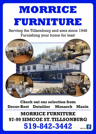 Serving The Tillsonburg And Area Since 1948 Furnishing Your Home For ...